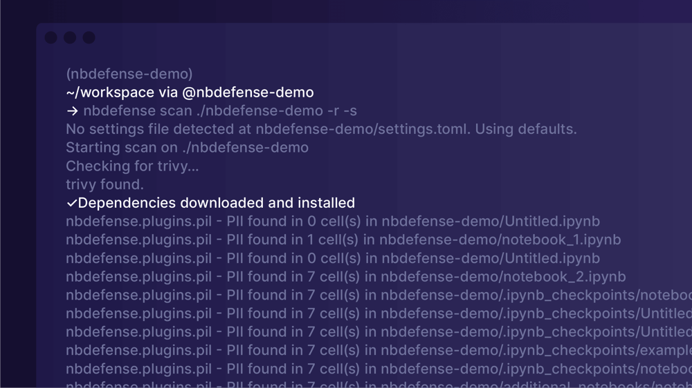 NB Defense | Secure Jupyter Notebooks