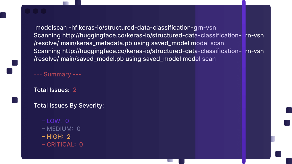 ModelScan | Protect Models From Attacks